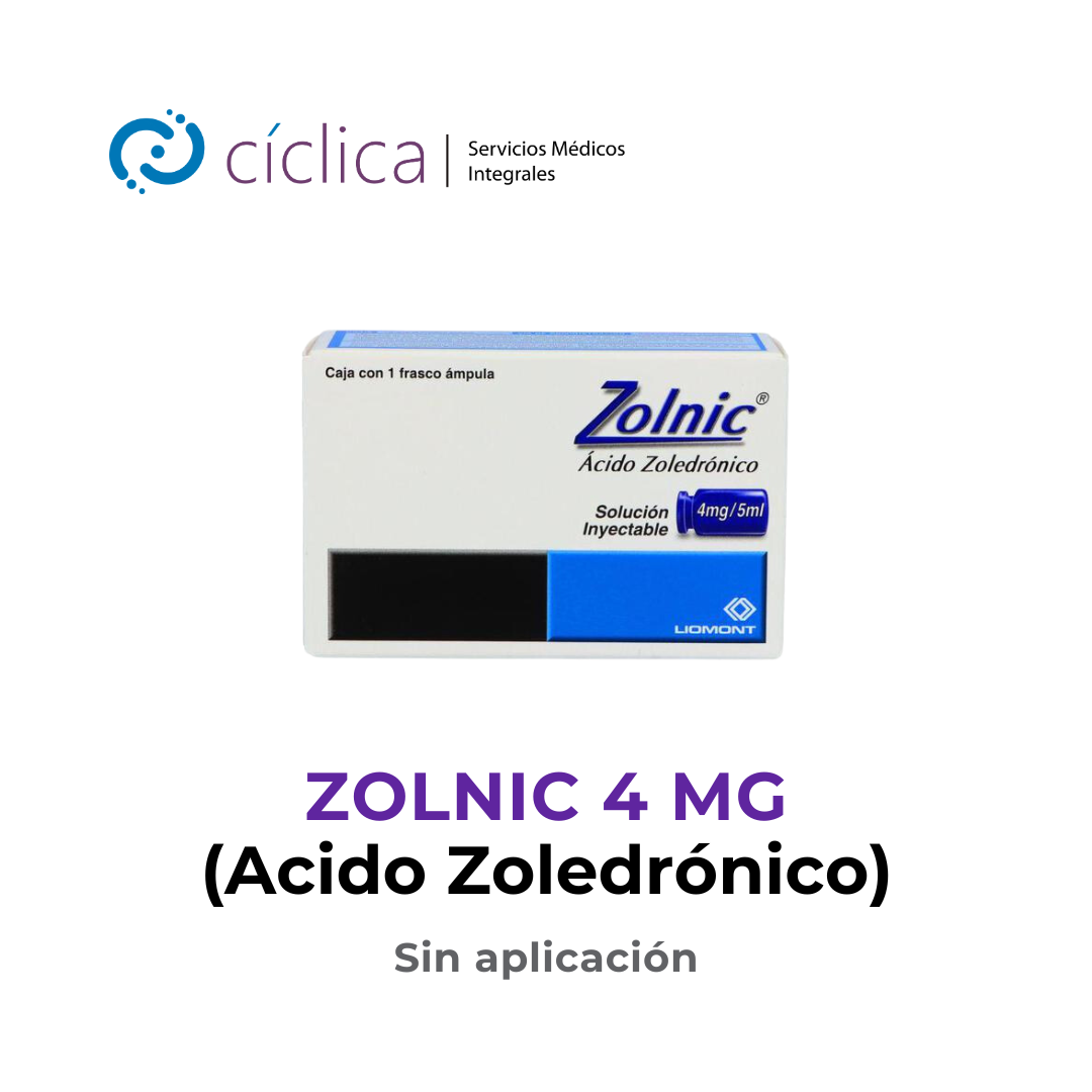 FAR-0072 ZOLNIC 4 MG (Ácido Zoledrónico) – Ciclicamed