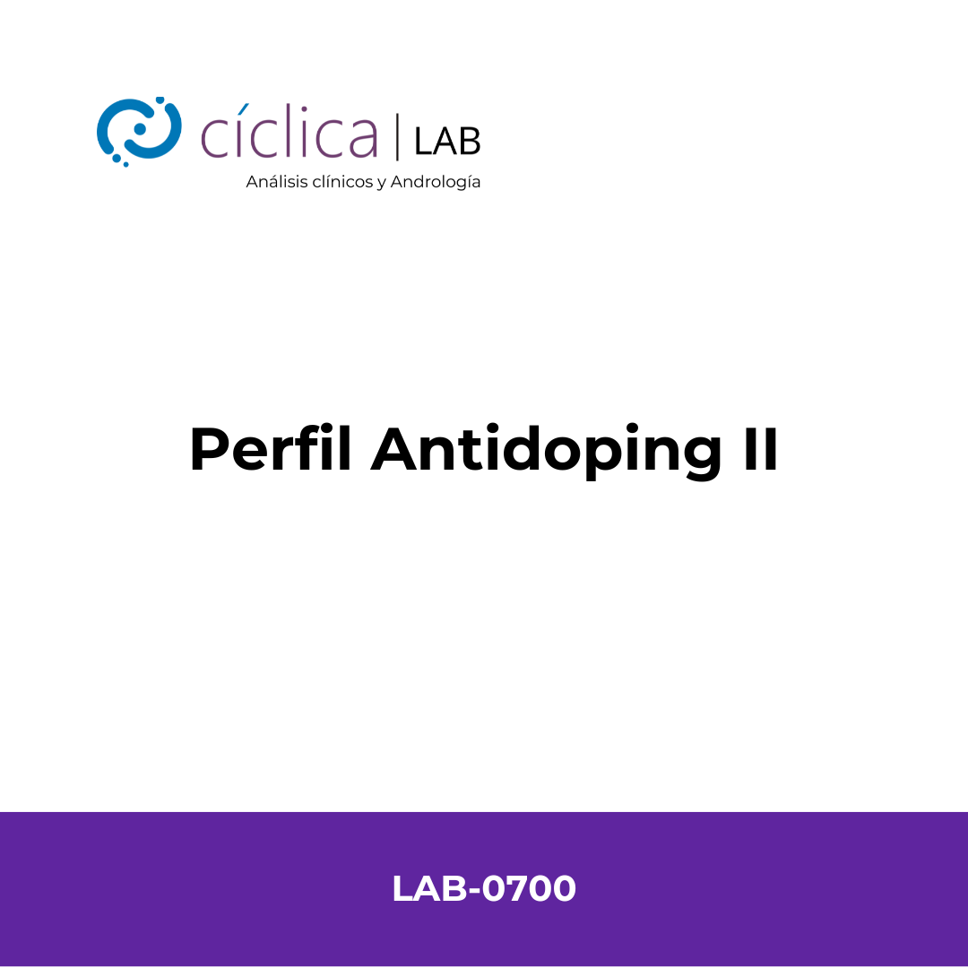 LAB-0700 PERFIL ANTIDOPING II – Ciclicamed